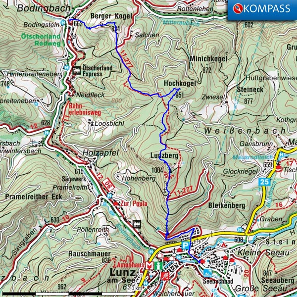 Lunzberg, Hochkogel, Bergerkogel